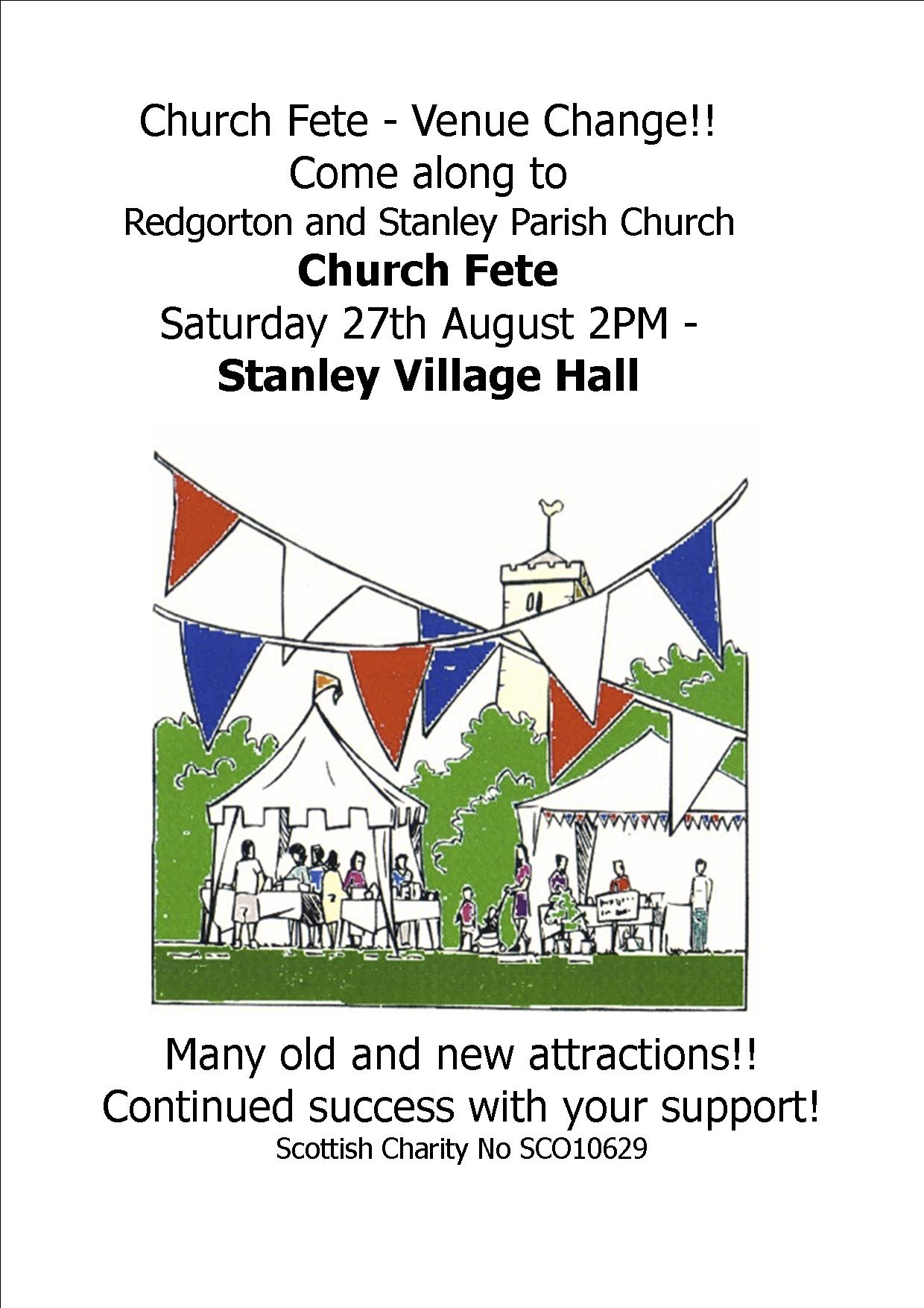 Stanley Church Fete 2016 – Bankfoot Church Centre