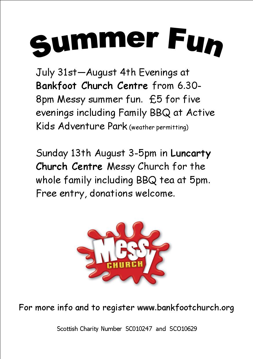 Summer Fun 2017 – Bankfoot Church Centre