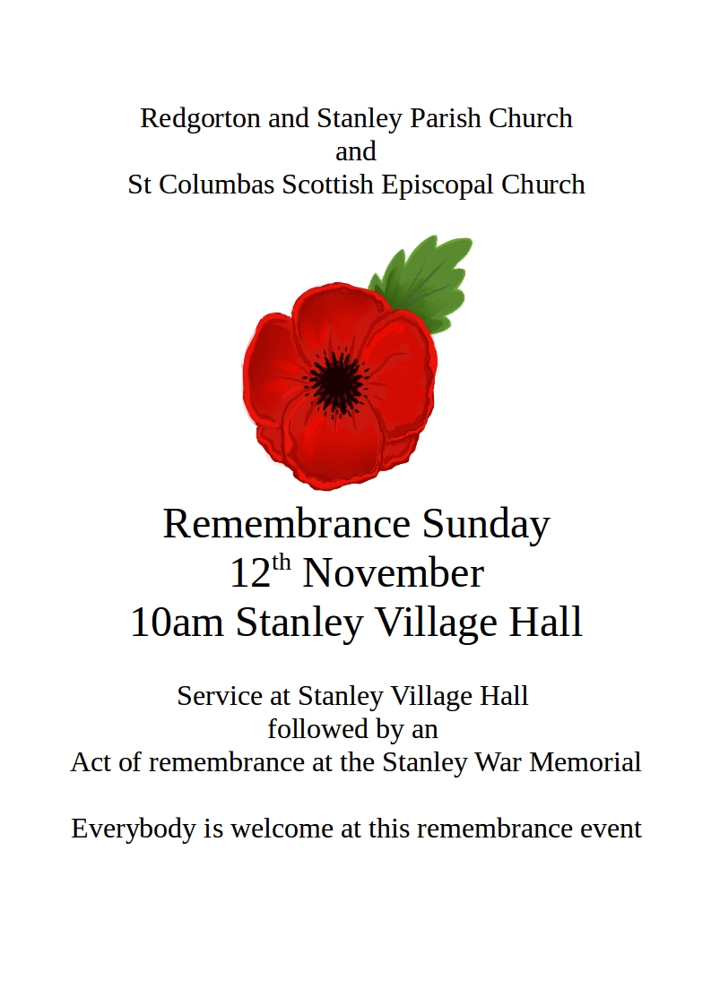 Remembrance Sunday – Bankfoot Church Centre