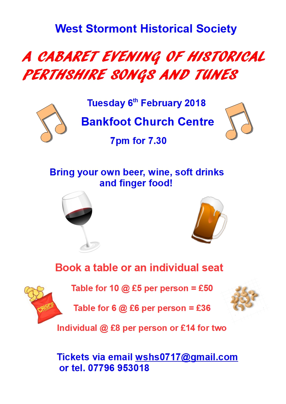 Cabaret Evening of Historical Perthshire Songs and Tunes – Bankfoot ...
